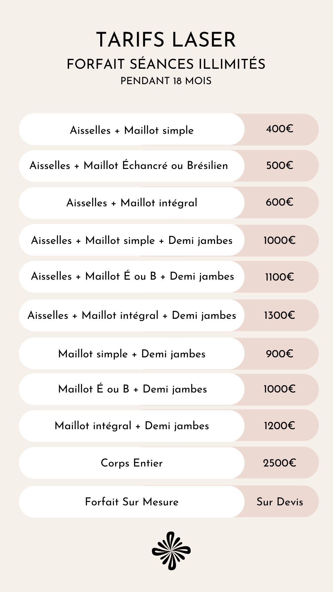 Tarifs | atelier-electrolyse.com